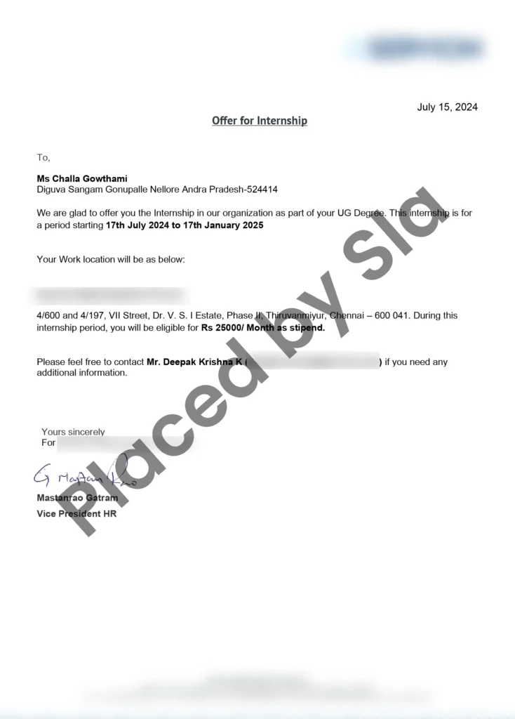 Offer Letters – Page 16 – SLA Reviews ::: Reviews, Ratings and More